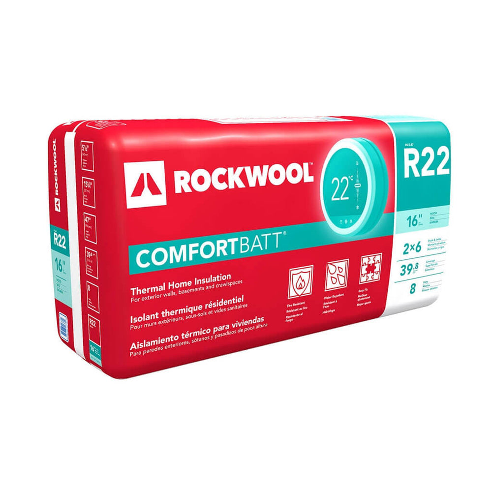ROCKWOOL COMFORTBATT R22 5.5 in. x 15.25 in. x 47 in. Wood Stud Insula