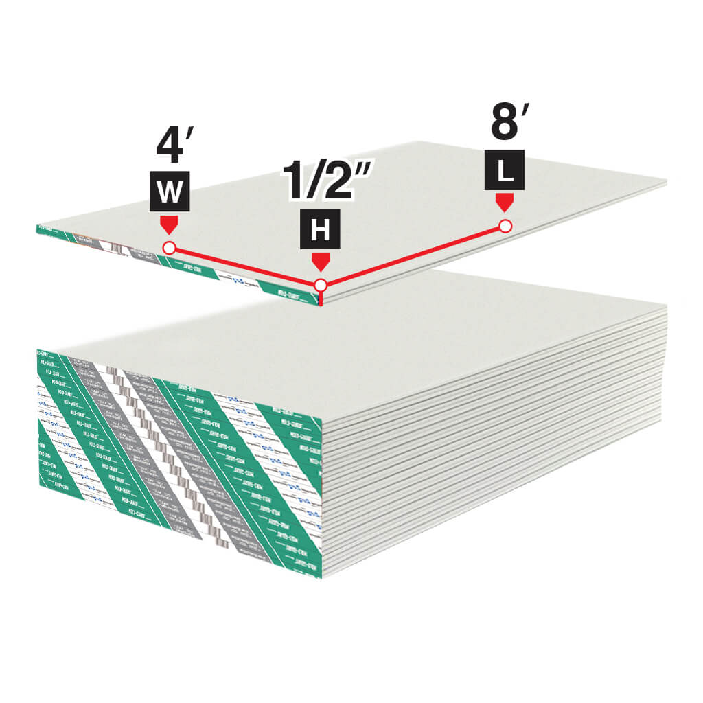 1/2 in. x 4 ft. x 8 ft. Mold Guard Drywall Panel