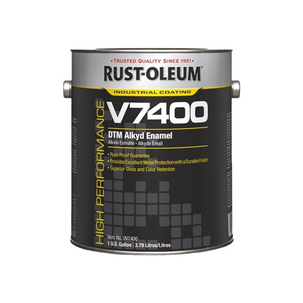 Rust-Oleum 245484 3.78-Litre Silver Grey V7400 System 340 VOC DTM Alky