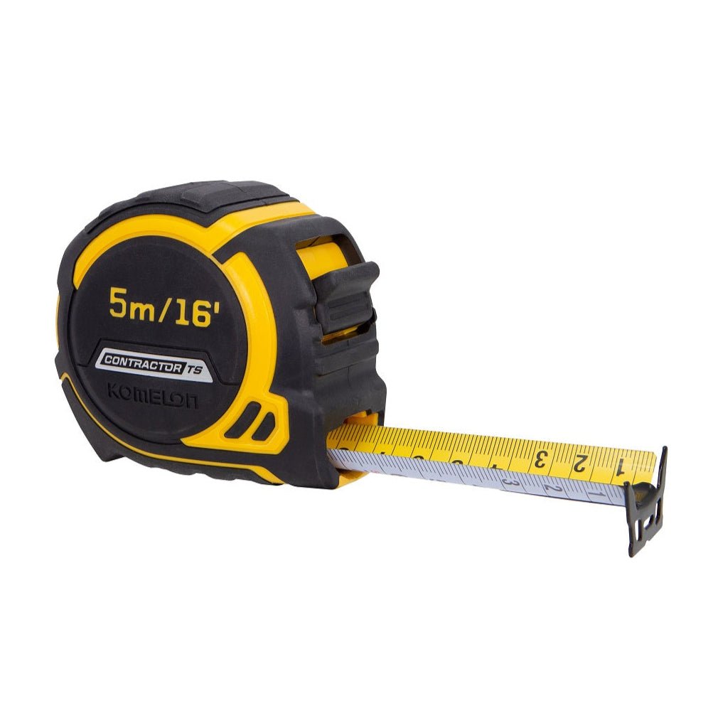 Komelon Contractor TS 5m/16ft, 1-1/4in. wide blade Tape Measure