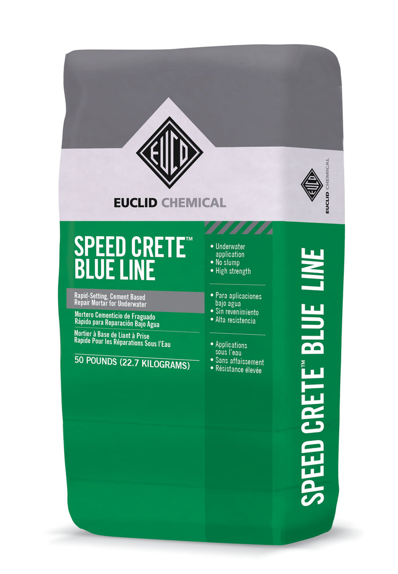 Euclid Speed Crete Blue Line 50 Lbs Rapid Setting Underwater Repair Mo